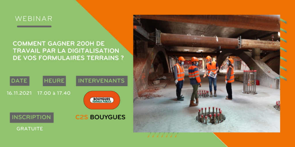 Webinar : Quick Connect, une solution de digitalisation pour simplifier les activités chantiers ...